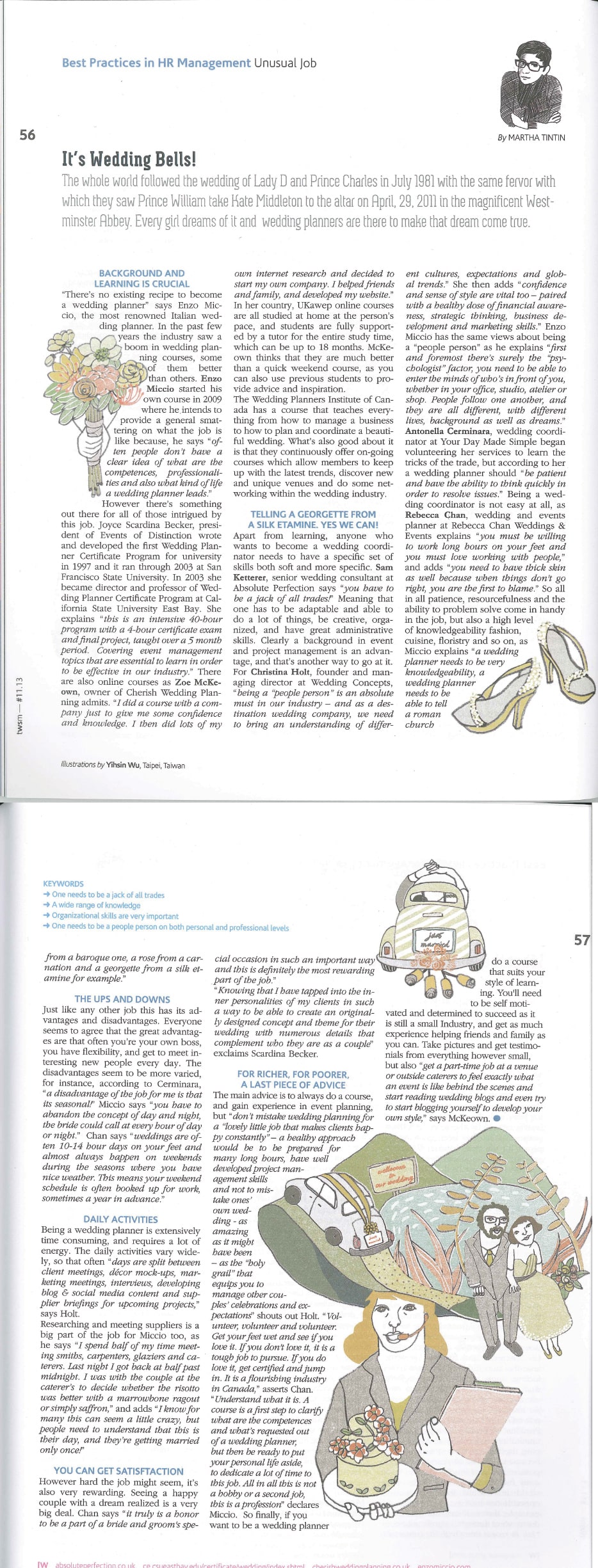 Rebecca Chan featured in Work Style Magazine