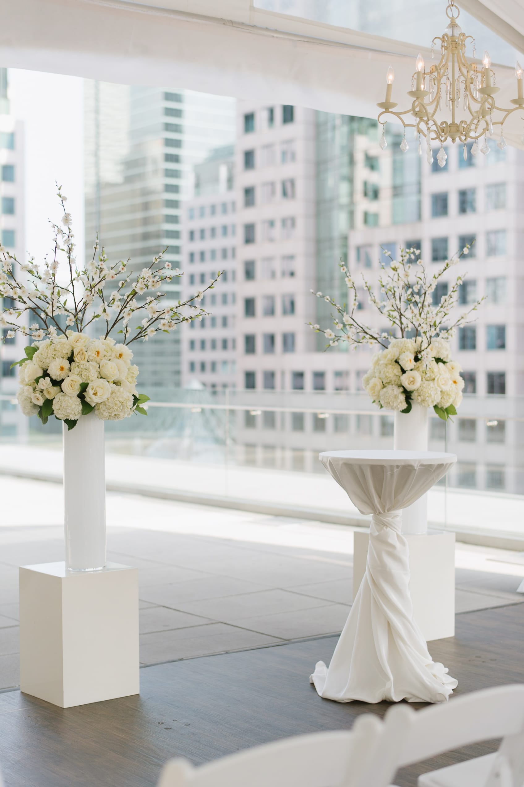 Modern White and Marble Wedding at Malaparte