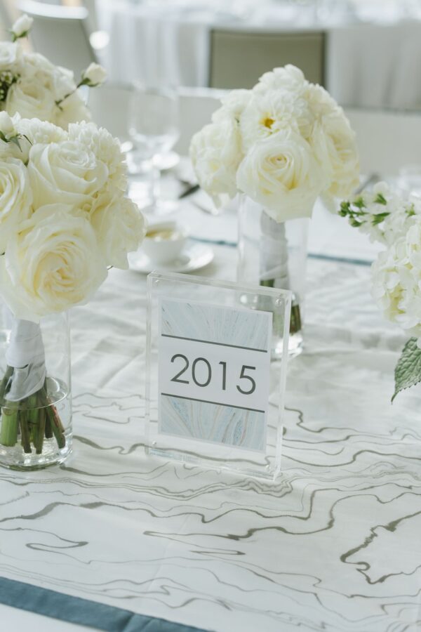 Modern White and Marble Wedding at Malaparte