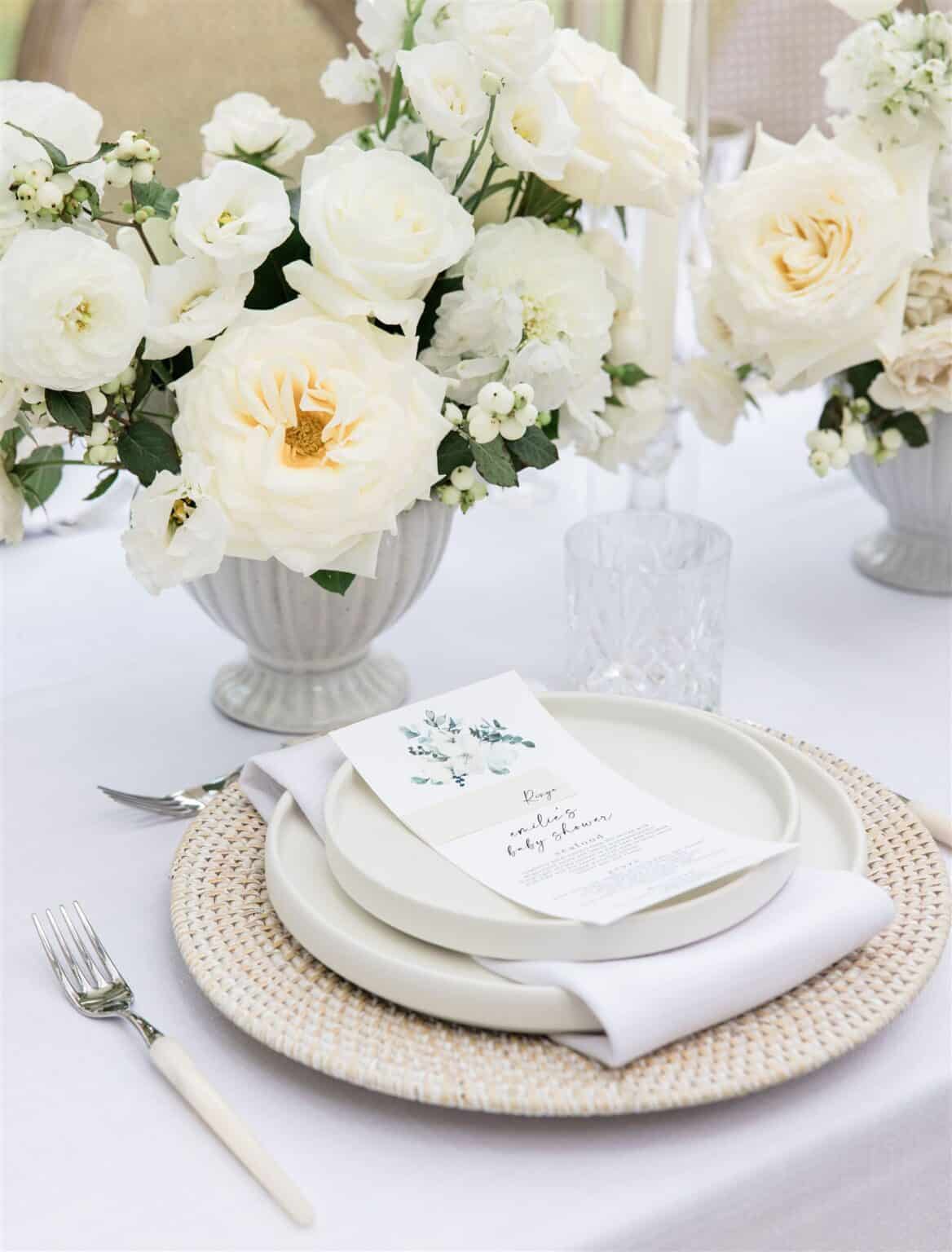 An All-White Baby Shower ⋆ Rebecca Chan Events Inc.