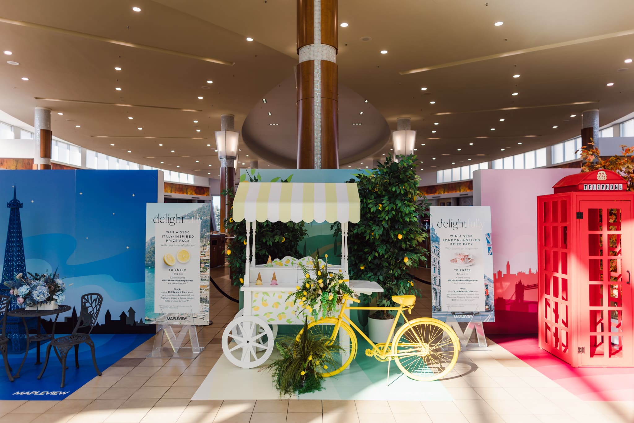 European Inspired Activation at Mapleview Centre ⋆ Rebecca Chan Events Inc.
