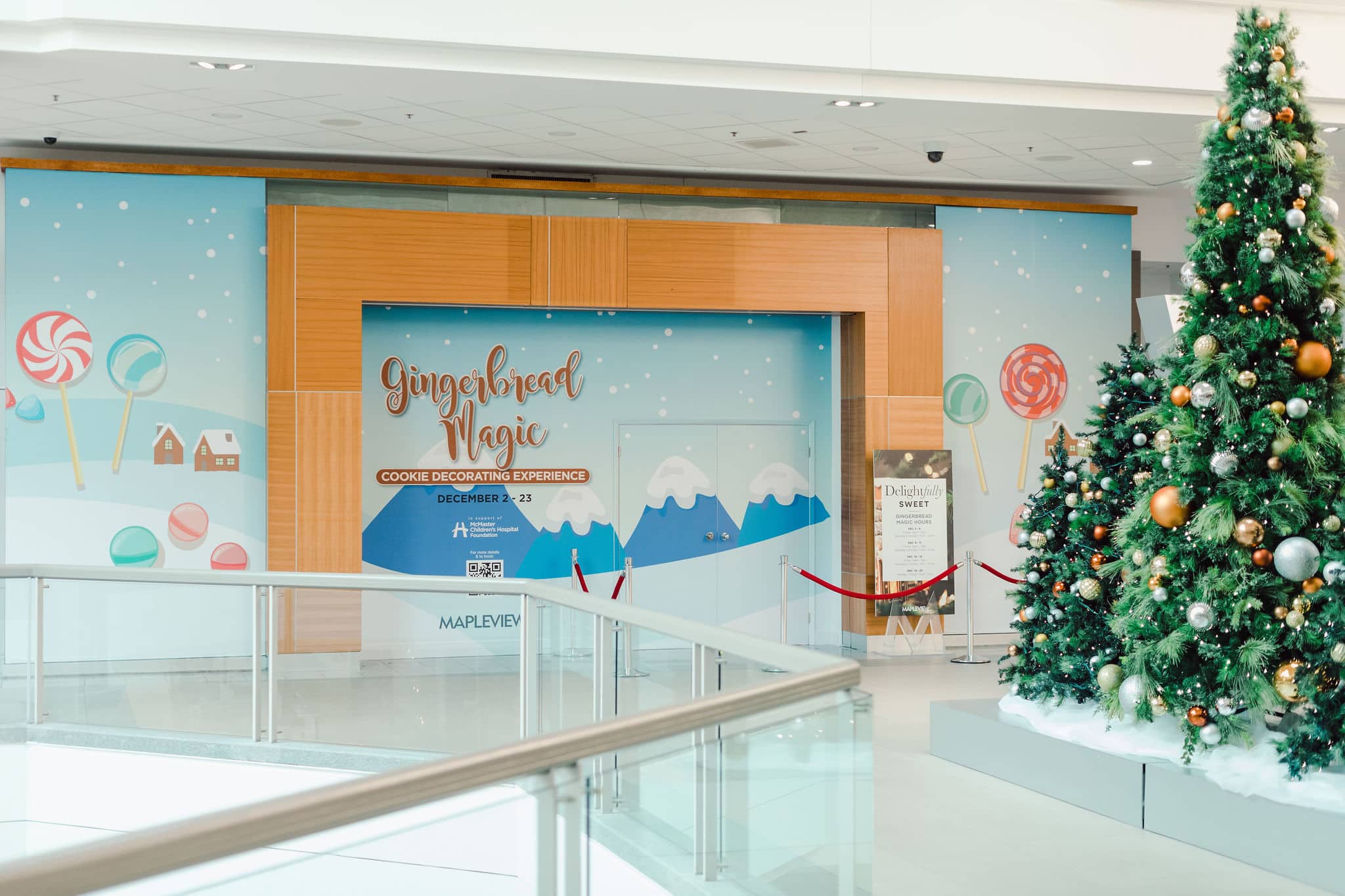 Mapleview Centre - Gingerbread Magic ⋆ Rebecca Chan Events Inc.