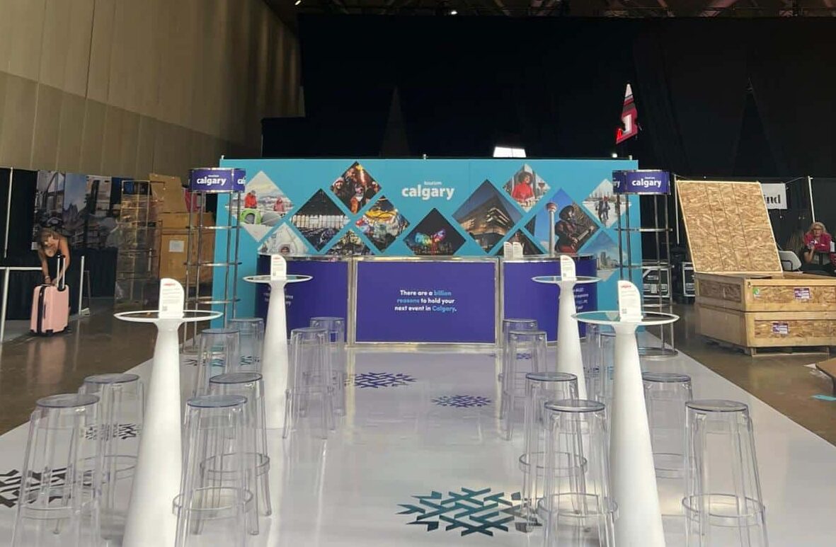 Trade Show Booth Design Tourism Calgary ⋆ Rebecca Chan Events Inc.