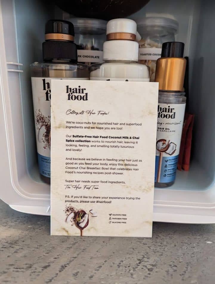Hair Food Influencer Mailer ⋆ Rebecca Chan Events Inc.