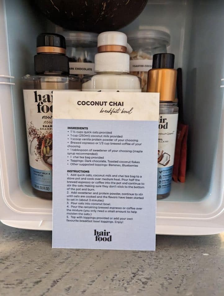 Hair Food Influencer Mailer ⋆ Rebecca Chan Events Inc.