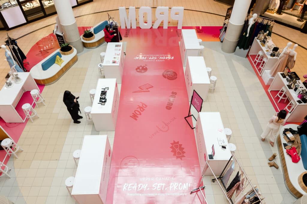 Upper Canada Mall Prom Pop Up ⋆ Rebecca Chan Events Inc.